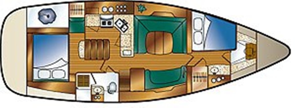 Retiré de la vente : Hunter Marine Hunter 41 DS, Occasion, 361 - A&C ...